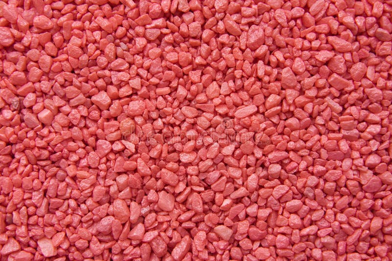 Texture of Red Decorative Small Stones. Abstract Background Stock Photo ...