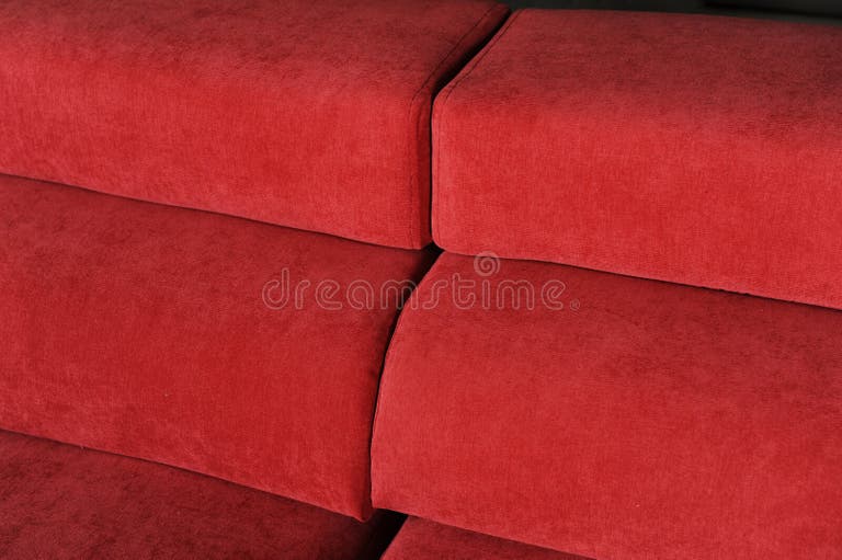 Texture of Red Fabric Sofas Stock Image - Image of color, rough: 86583529