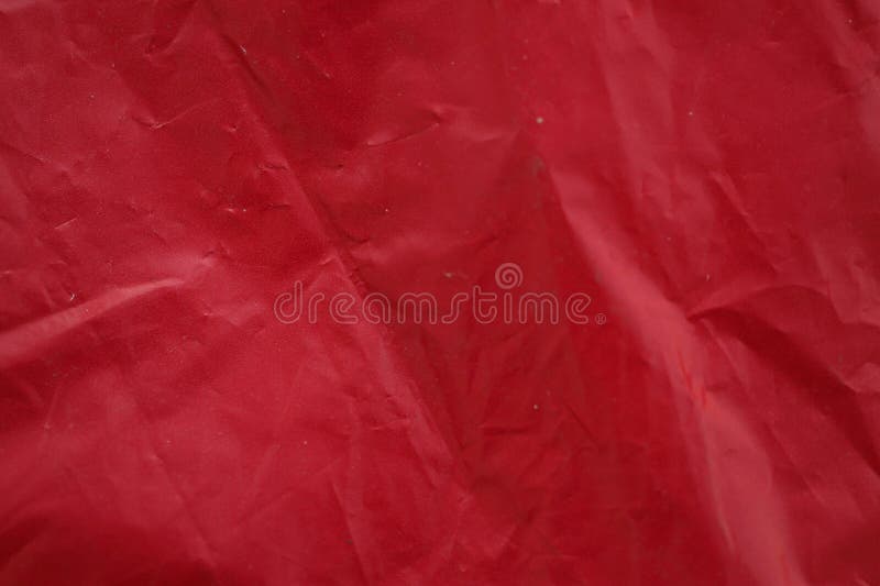 Texture of Red Plastic Bag Smooth Crumpled Surface Stock Illustration ...