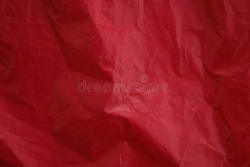Texture of Red Plastic Bag Smooth Crumpled Surface Stock Illustration ...