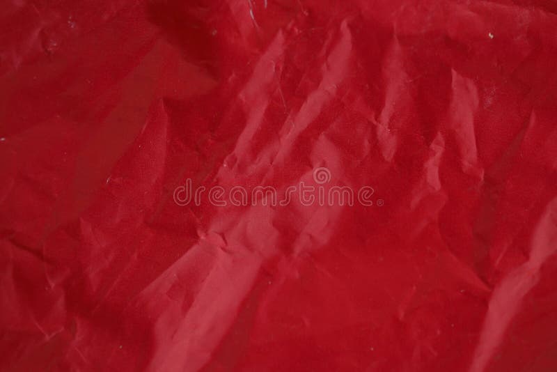 Texture of Red Plastic Bag Smooth Crumpled Surface Stock Photo - Image ...