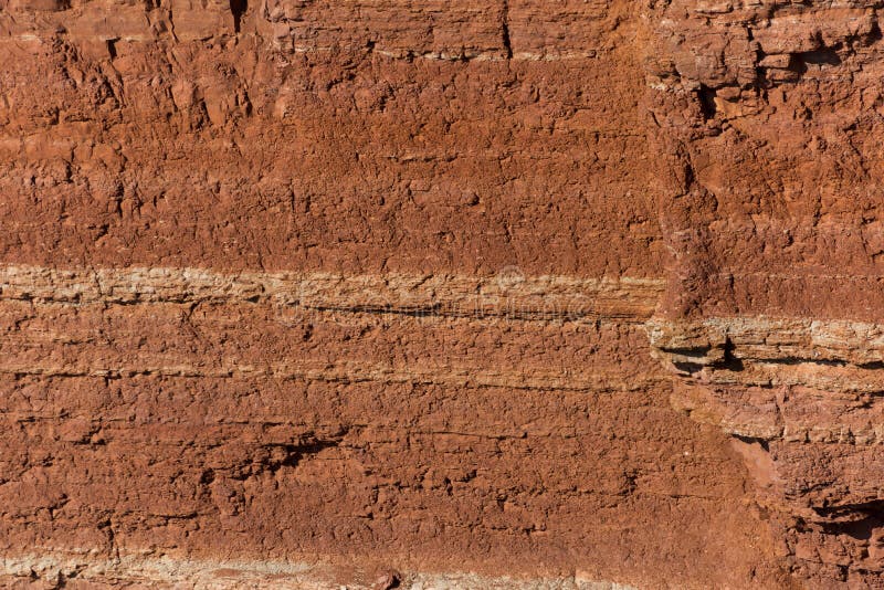 Texture of Red Sandstone Cliffs Stock Image - Image of formation ...