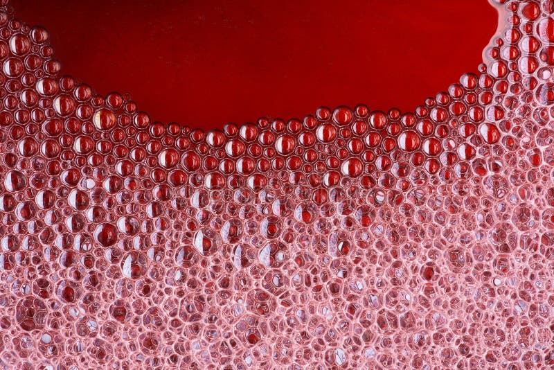 Texture of Red Soap Foam. Abstract Background Stock Photo - Image of ...