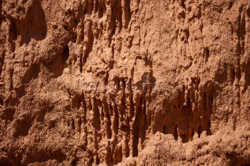 Texture of red soil stock image. Image of natural, mars - 88621307