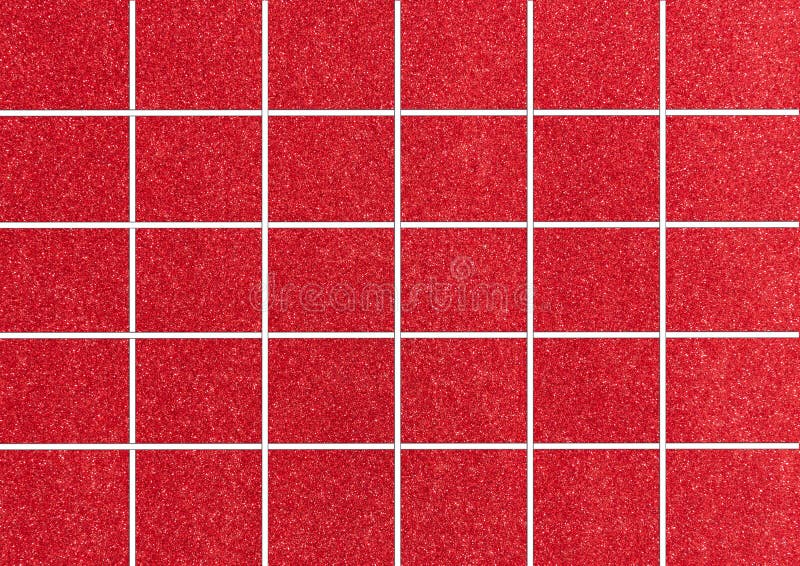 Red Ceramic Mosaic. Seamless Tileable Texture. Stock Illustration ...