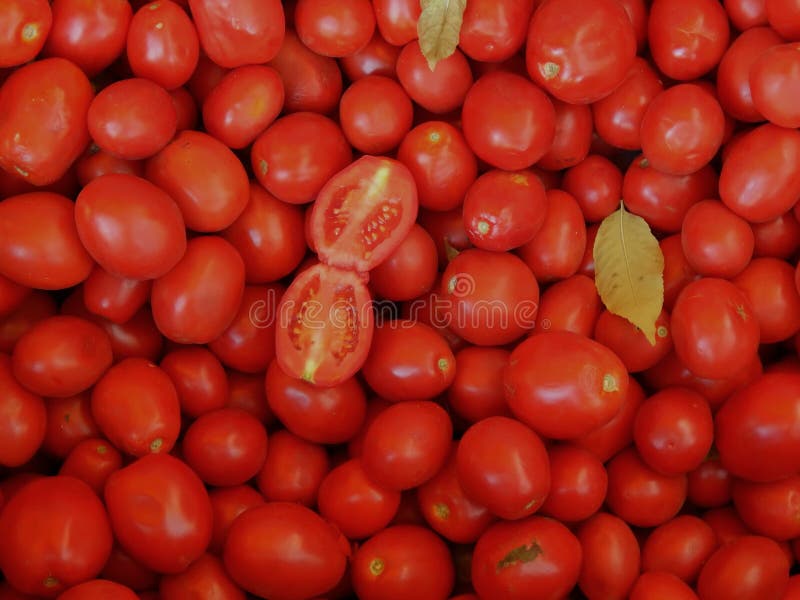 Texture of red tomatoes stock photo. Image of closeup - 80252444