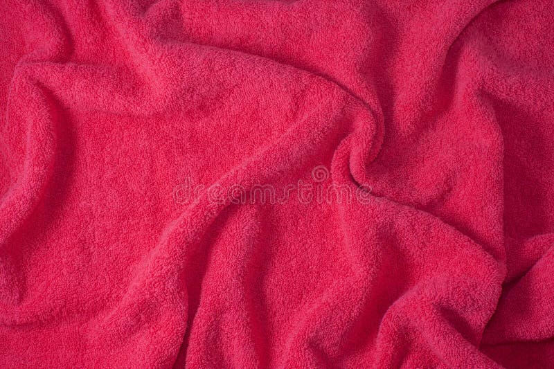 Texture of red towel stock image. Image of material, cotton - 98038535