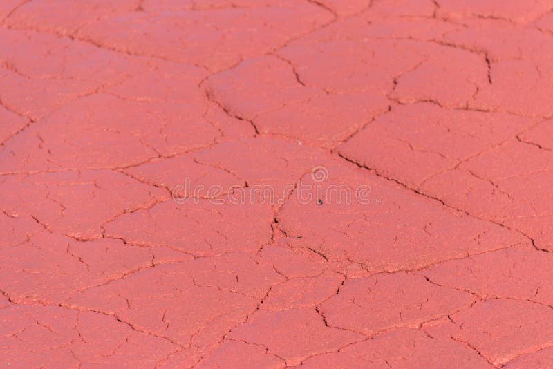 Texture of Red Wet Ground Polluted with Iron Ore Waste Stock Photo ...