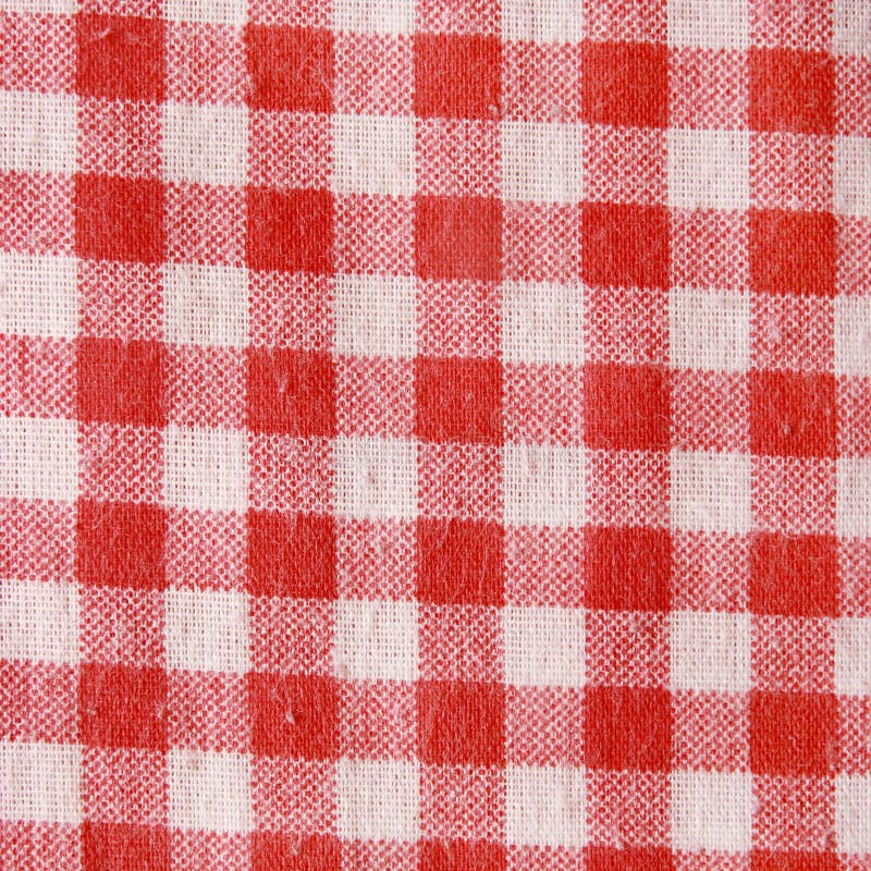 Texture of Checkered Picnic Blanket. Stock Photo - Image of weave ...