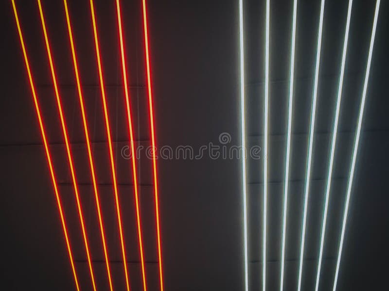 Texture of Red and White Glowing Bright Neon LED Multicolored Laser ...