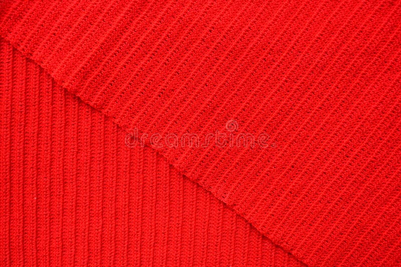Texture of Red Wool Knitted Yarn, Woolen Fabric Background Stock Photo ...
