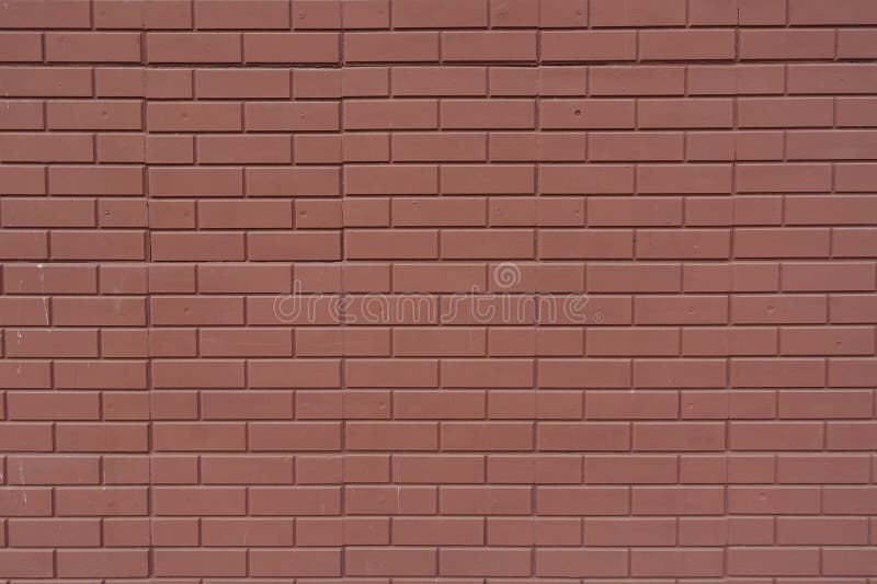 Texture of Reddish Brown Brick Veneer Wall Stock Image - Image of urban ...