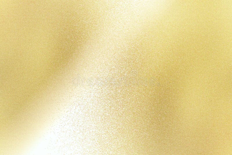 Texture of Reflection on Gold Metallic Wall, Abstract Background Stock ...