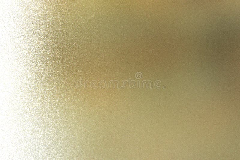 Texture of Reflection on Rough Gold Metallic Wall, Abstract Background ...