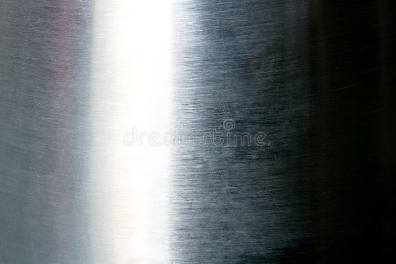 Texture of Reflection on Silver Wall in Dark Background Stock Photo ...