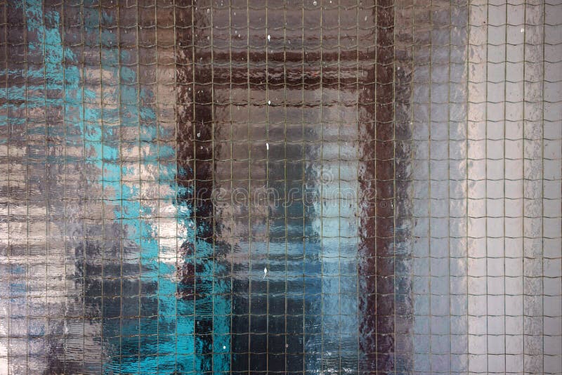 Details of Reinforced Glass Stock Image - Image of home, abstract ...