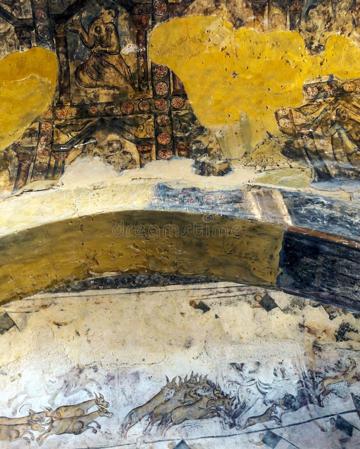 Texture of Ancient Paintings Stock Photo - Image of antique, dirty ...