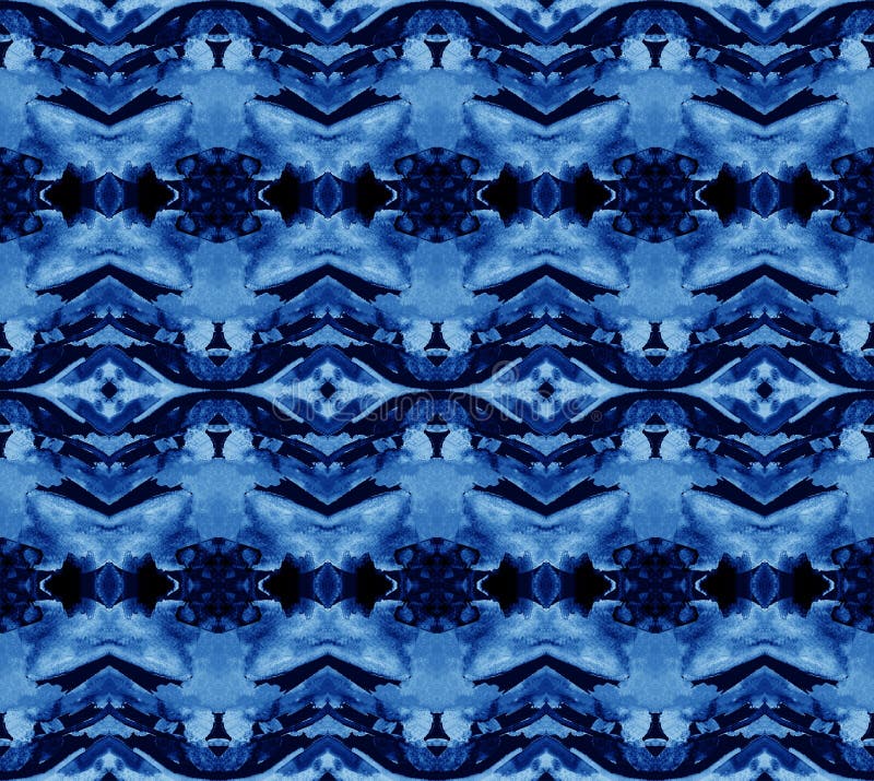 Dip Dye Watercolor Texture Repeat Modern Pattern Stock Illustration ...