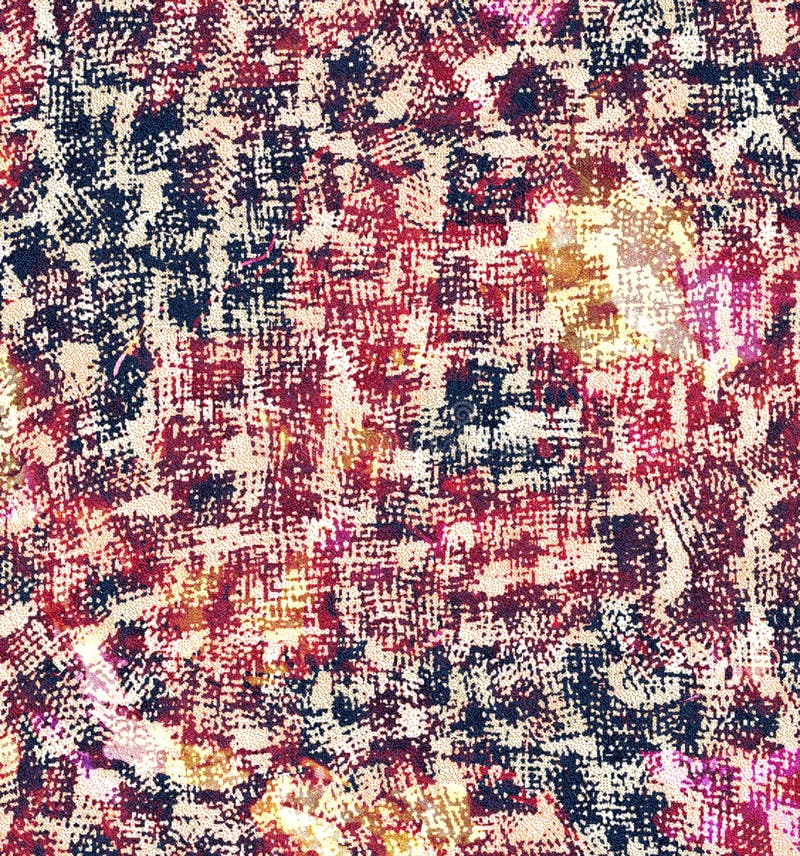 Tie Dye Batik Texture Repeat Modern Pattern Stock Illustration ...