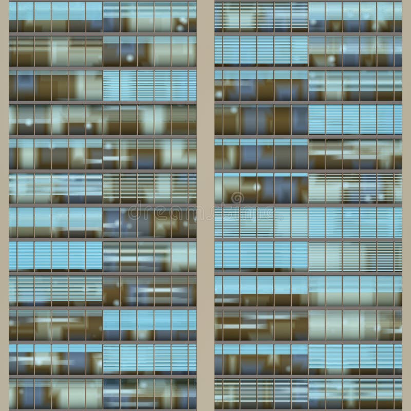 Texture Resembling Skyscraper Windows Stock Illustration - Illustration ...