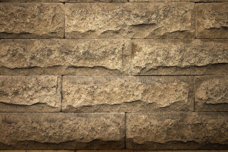 The Texture of the Retro Wall of Stone Blocks. Stock Photo - Image of ...