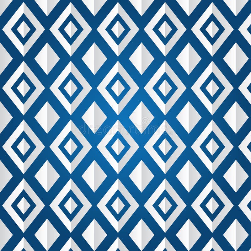 Texture of Rhombus on a Blue Background Stock Vector - Illustration of ...