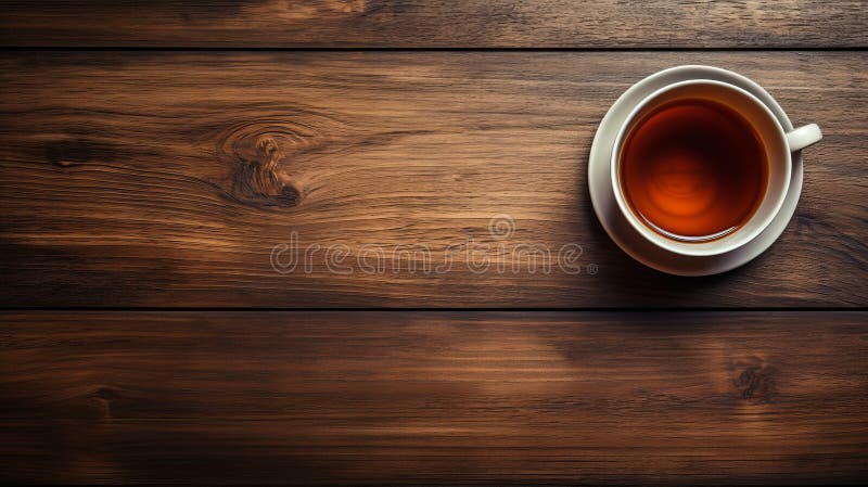 Texture-rich Cup of Tea on Wooden Table - Creative Commons Attribution ...
