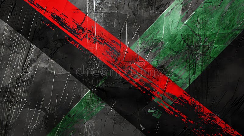 Texture-rich Red and Green Paint Splashes Dance Against a White ...