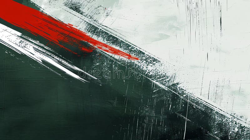 Texture-rich Red and Green Paint Splashes Dance Against a White ...