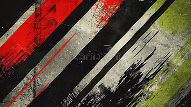 Texture-rich Red and Green Paint Splashes Dance Against a White ...