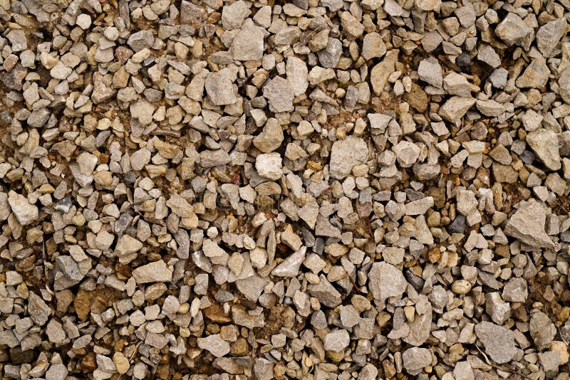 Texture of the Road Covered with Rubble Stock Image - Image of closeup ...