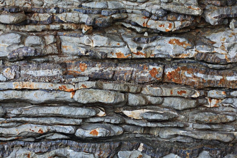 Folded Chert Layers at Rainbow Rock, Oregon Stock Photo - Image of ...