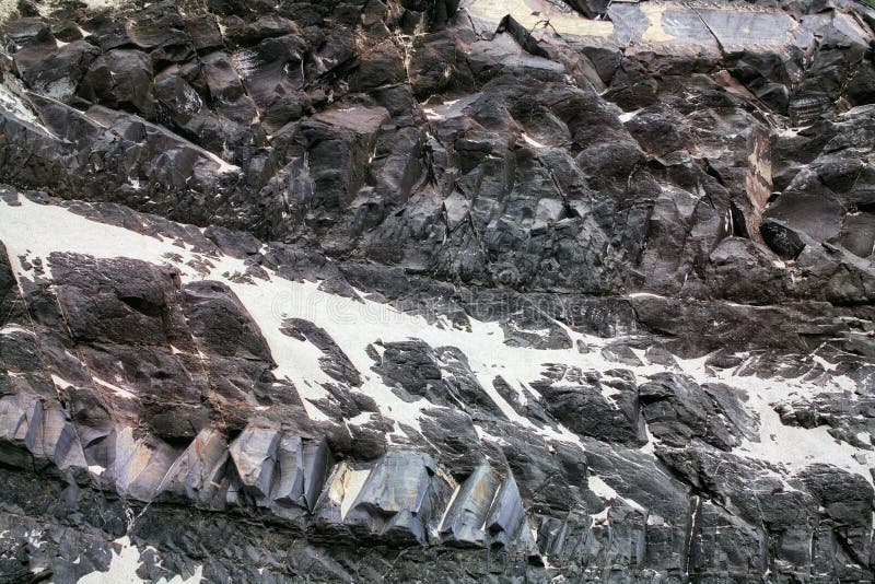 The Texture of the Rock Breaking Stock Photo - Image of background ...