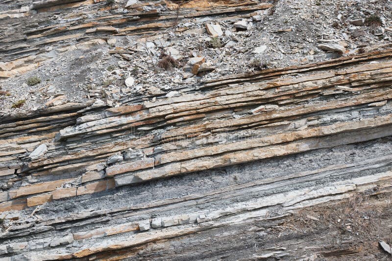 Texture Rock Different Rocks Several Layers Close Up Stock Photos ...