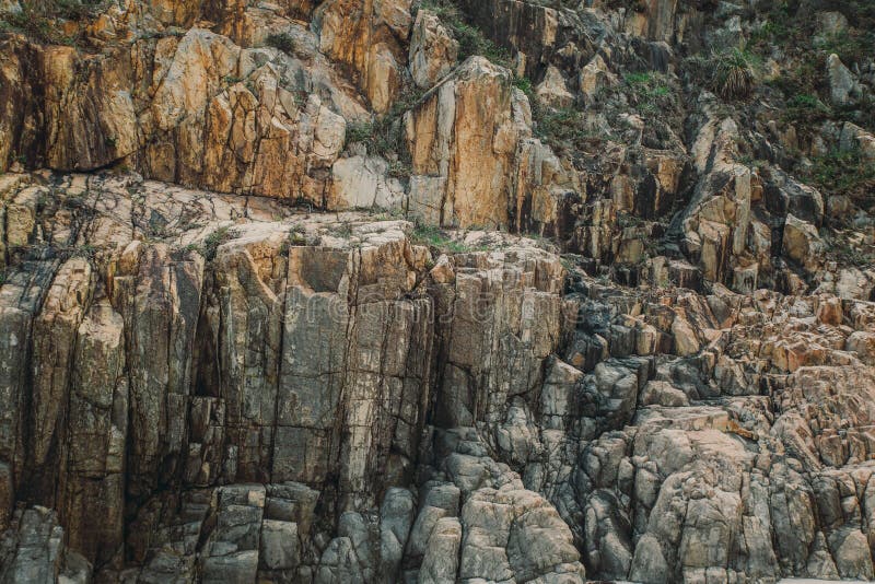 Texture of the Rock Stone Cliff Background. Stock Image - Image of ...