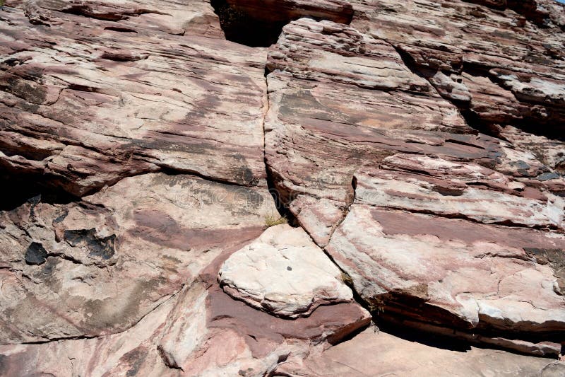 Texture of Rock Wall in Red Rock Canyon Stock Photo - Image of mineral ...