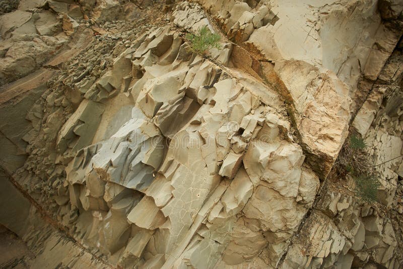 The Texture of the Rocks with Sharp Edges. Formations, Stock Image ...