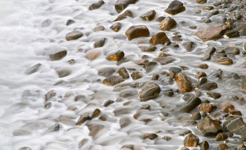 Texture of Rocks and Water Waves Stock Image - Image of portugal ...