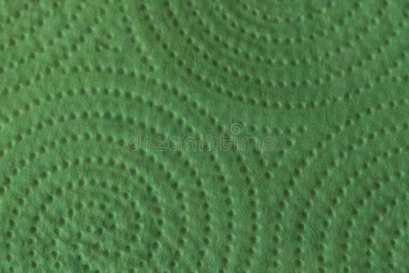 Texture of a Roll of Paper Towel in Green Color. Close Up Texture Stock ...