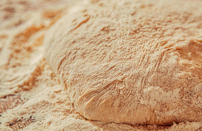 Texture of Rolled Dough. Background of the Dough for Baking Stock Photo ...