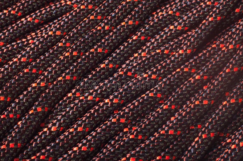 Texture of Rope Using in Working on Height Stock Image - Image of climb ...