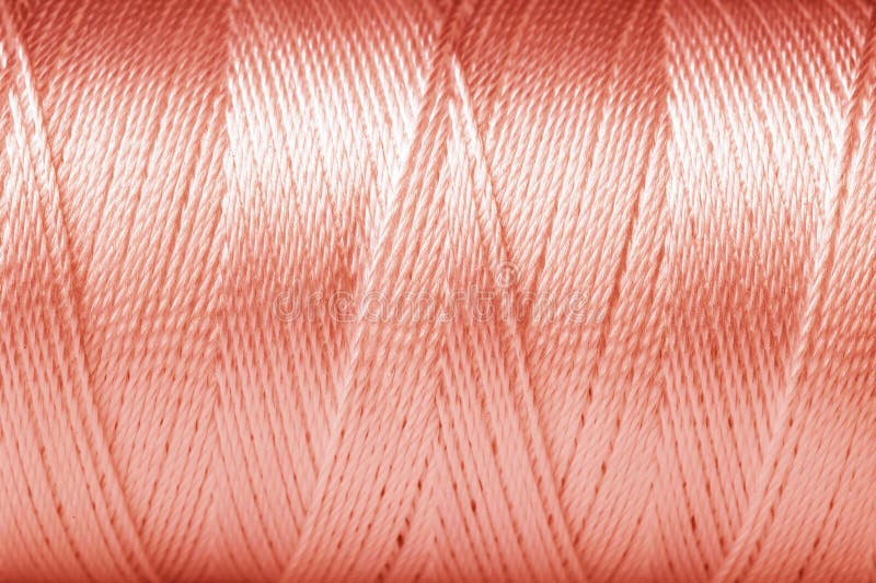 Texture of Rose Gold Thread, Closeup View Stock Photo - Image of ...