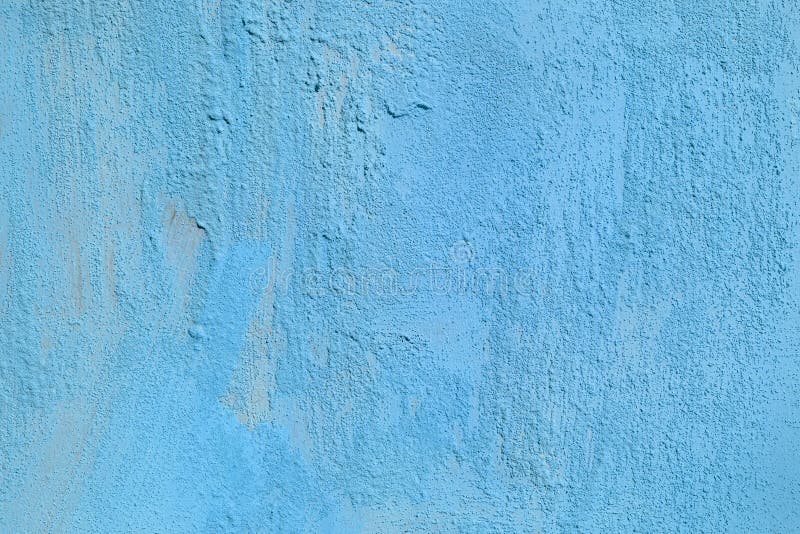 Texture of Rough Blue Plaster. Stock Photo - Image of retro, house ...