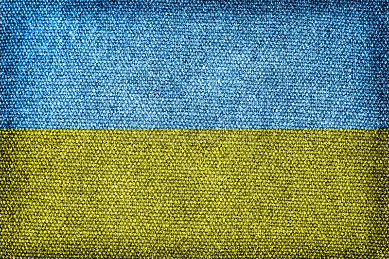 Ukraine Flag Rough Fabric Texture Stock Photos - Free & Royalty-Free ...