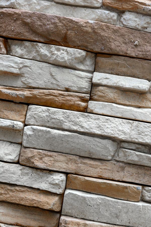 Texture of Rough Stone Brickwall Stock Photo - Image of closeup, facing ...