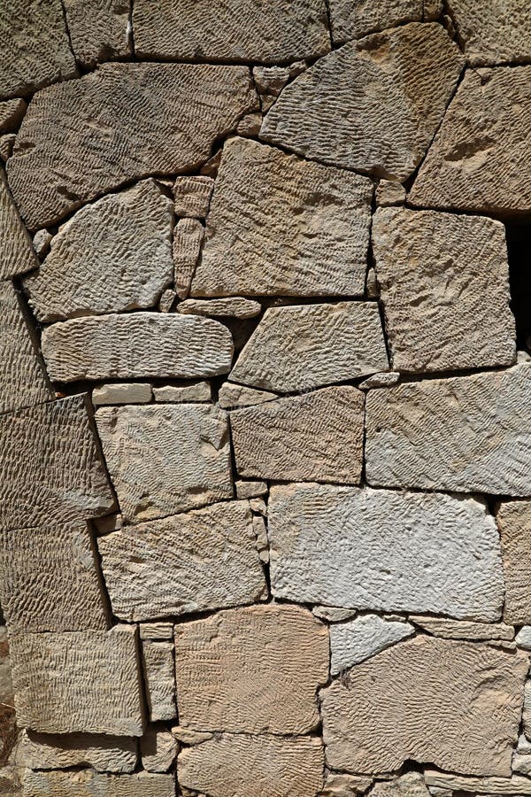 Stone Wall Texture Ideal To Use As Background. Stock Image - Image of ...
