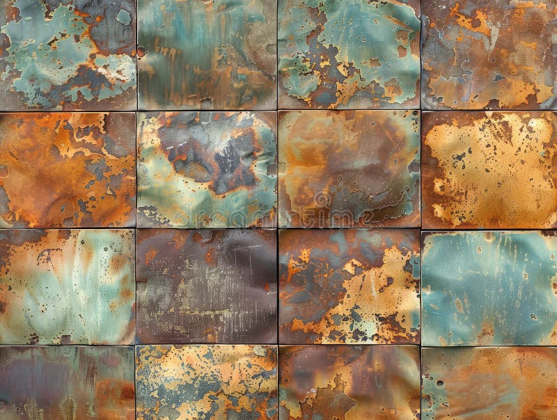 Texture of Rough and Uneven Decayed Metal Rust Stock Illustration ...