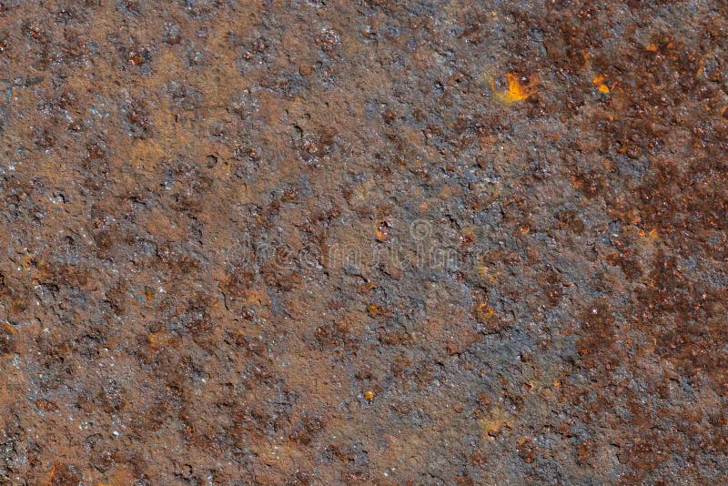 Feuille Rouill?e Texture Avec L'invasion Des Morceaux De Rouille Image ...