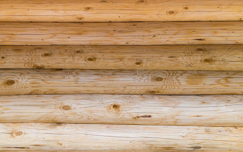 Texture Round Log Light Beige Wall Horizontal Row Stock Image - Image ...
