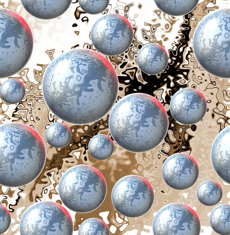 Texture And Round Shapes, Background Stock Illustration - Illustration ...